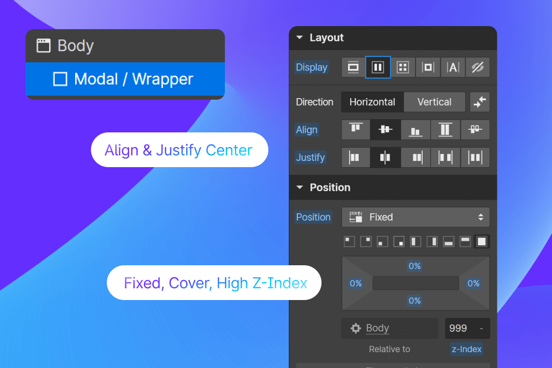 How to build a modal in Webflow | Flowbase